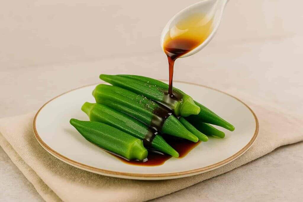 Chinese Okra Salad Recipe - Chef B Kitchen