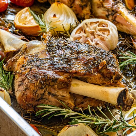 Slow Roasted Lamb Leg Recipe - Chef B Kitchen